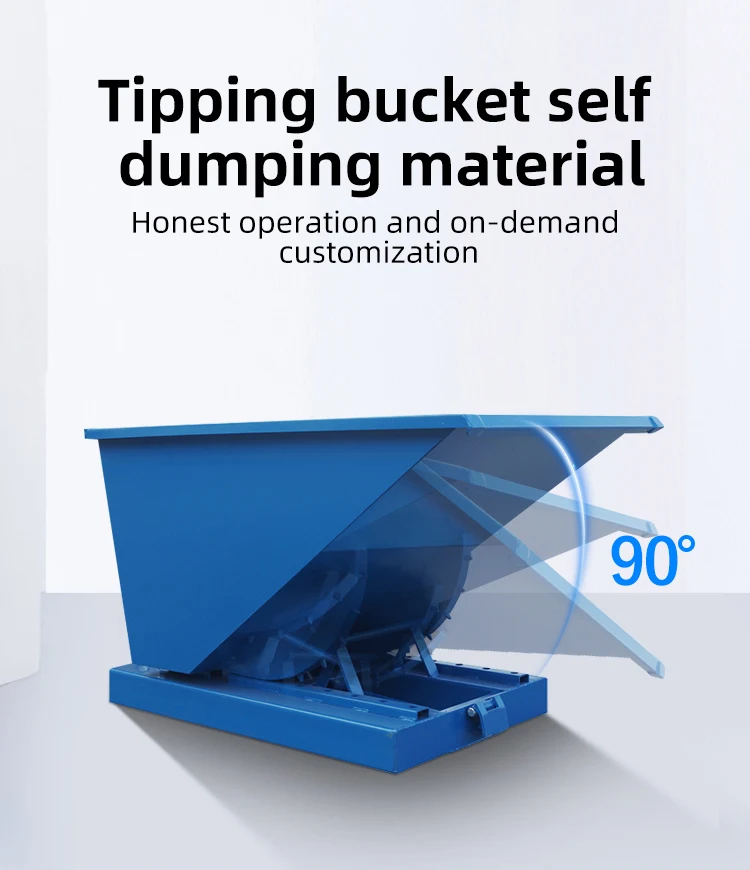 Self Tippers Bins Tipping Skips Waste Treatment Forklift Tipping ...