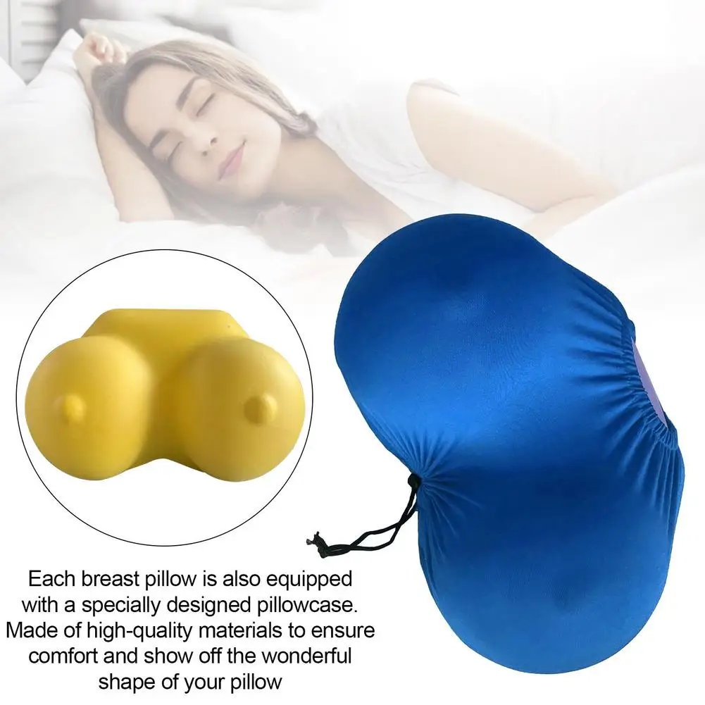 Chest Pillow Breast Cushion Boob Breast Pillow Side Sleeper Pillow Comfort Latex Novelty Heart ...