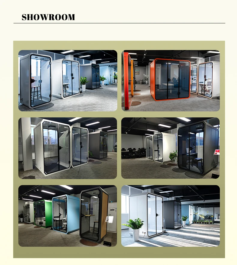 Customized Modular Office Booth Easy Combine Office Work Pod Acoustic ...