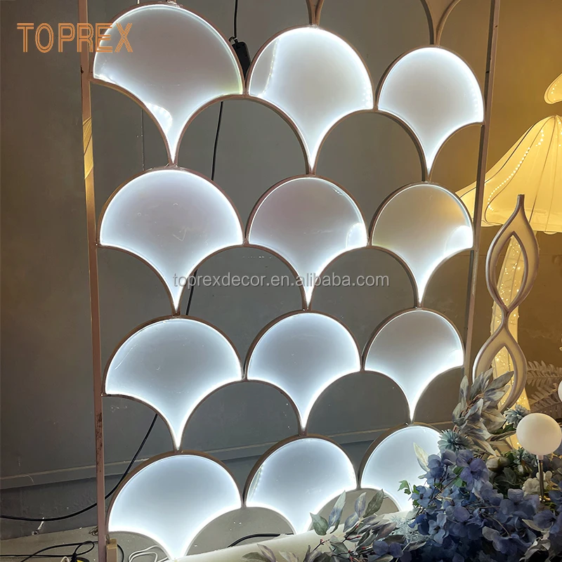 Customizable Wedding Stage Walkway LED Lights - Big Angel Wings