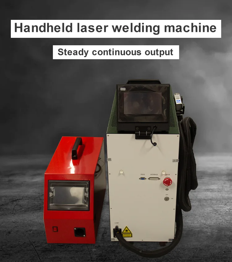 Handheld Air Cooling Laser Welding Machine 1500w Fiber Laser Welding Machine Carbon Steel ...