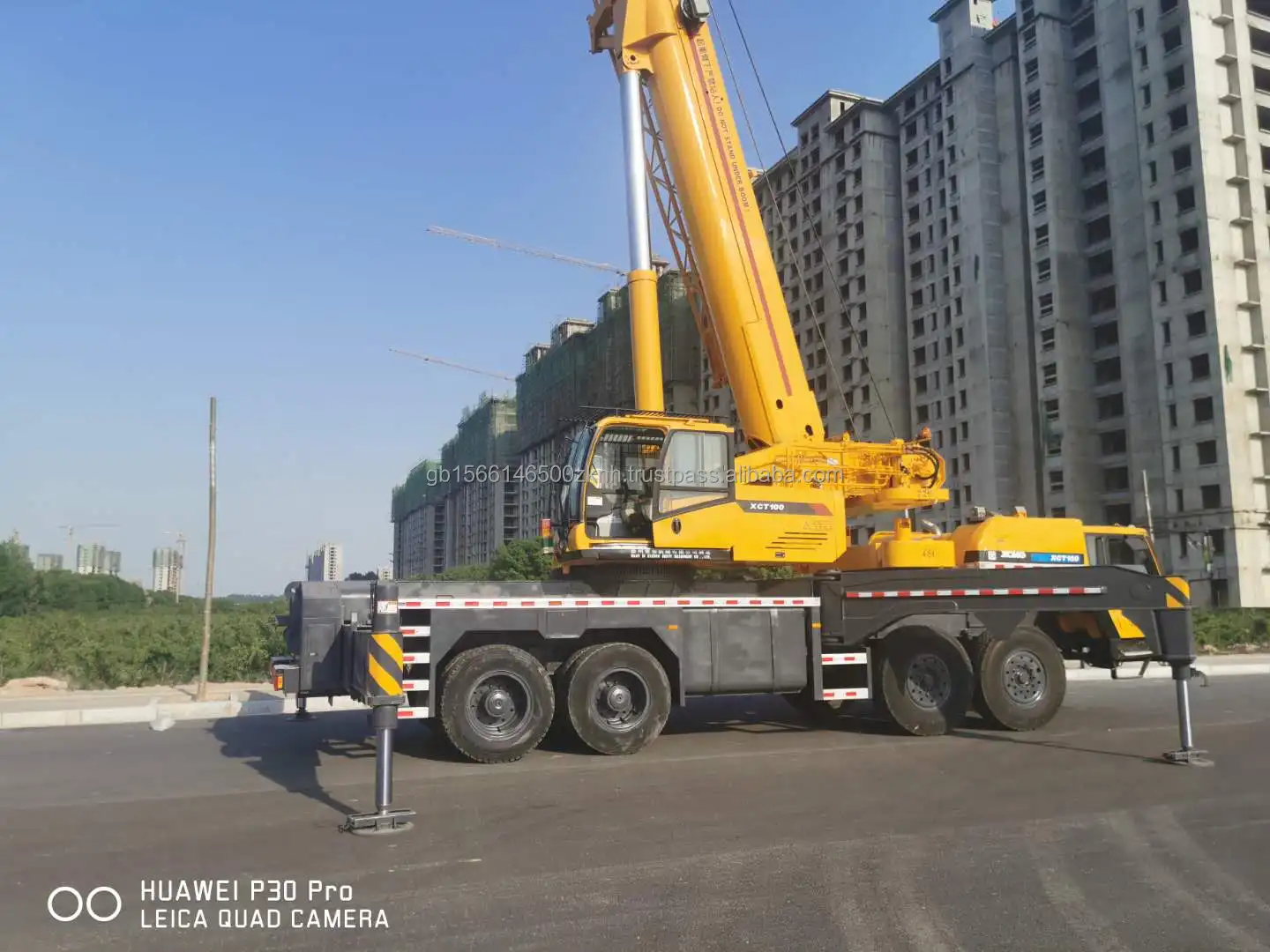 80 Ton Xcmg Truck Crane Xct80 Model Mobile Crane For Heavy Lifting ...
