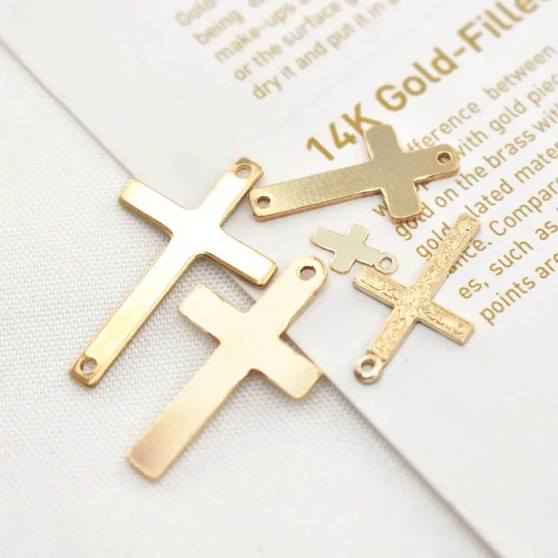 Christian Religious Style Charm Connector 14K Gold Filled