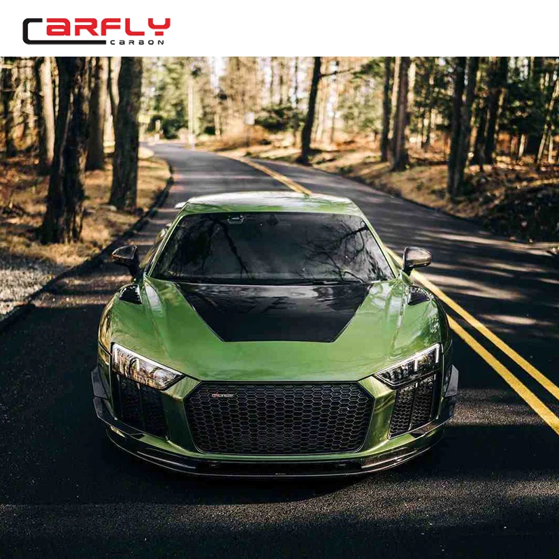 Carbon Fiber Hood for Audi R8 2017+ 1016 Style - High Intensity & Light ...