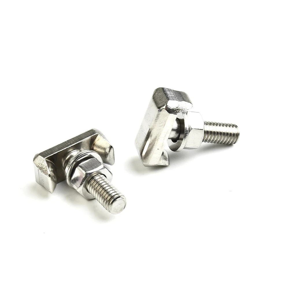 Car T-Bolt Stainless Steel Battery Connector Clamps 19116852 Nut Washer ...