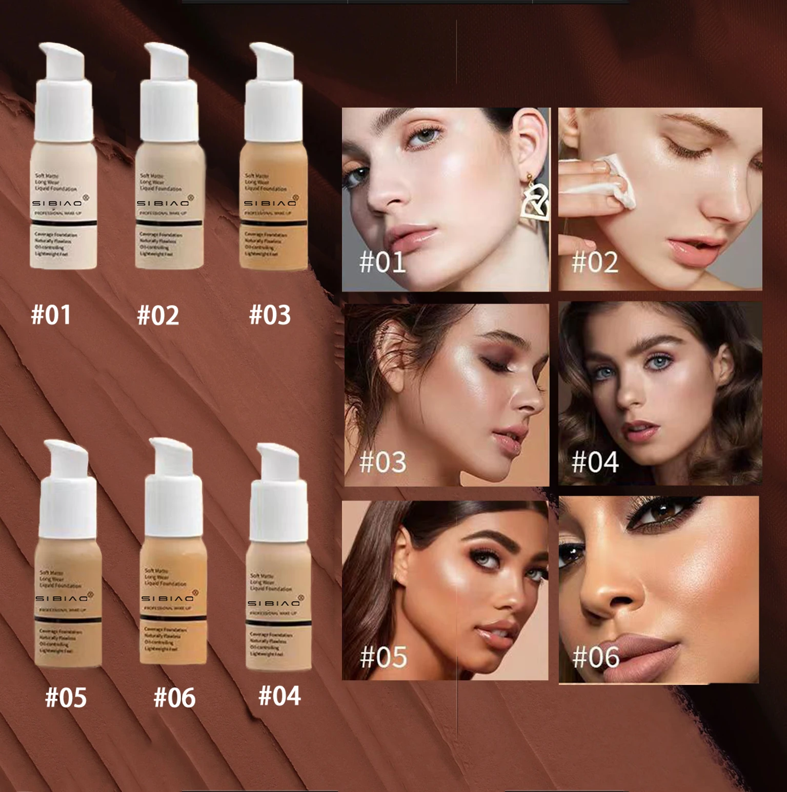 Hot Selling Women's Makeup Foundation Waterproof Long-lasting Facial ...