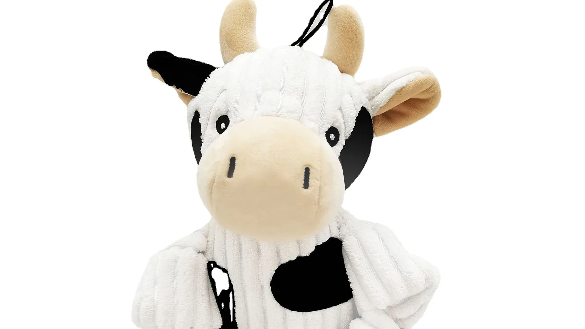 Cow Plush Squeaky Interactive Chewing & Playing Indestructible ...