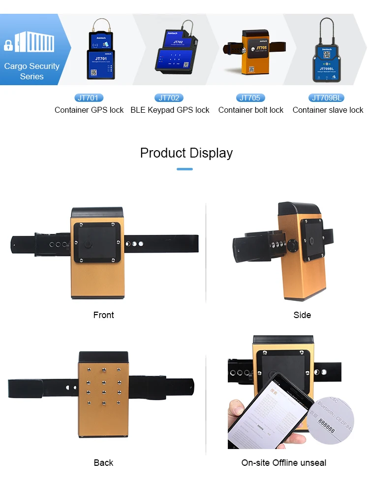 Jointech Smart GPS Padlock - Secure and Monitor Containers
