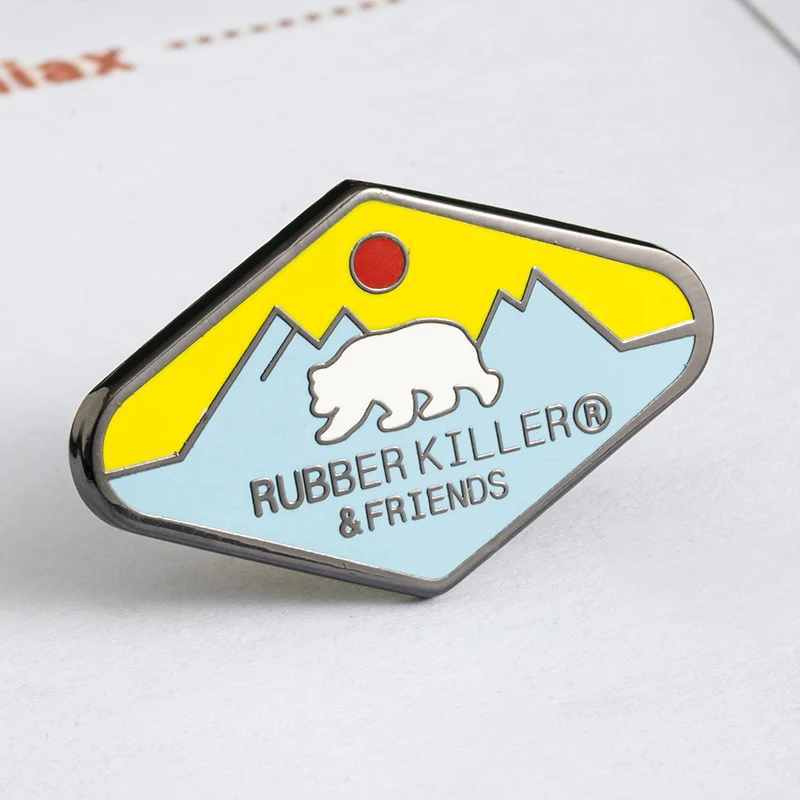 Factory custom emblem metal pin badge silver gold cute creative crafts ...