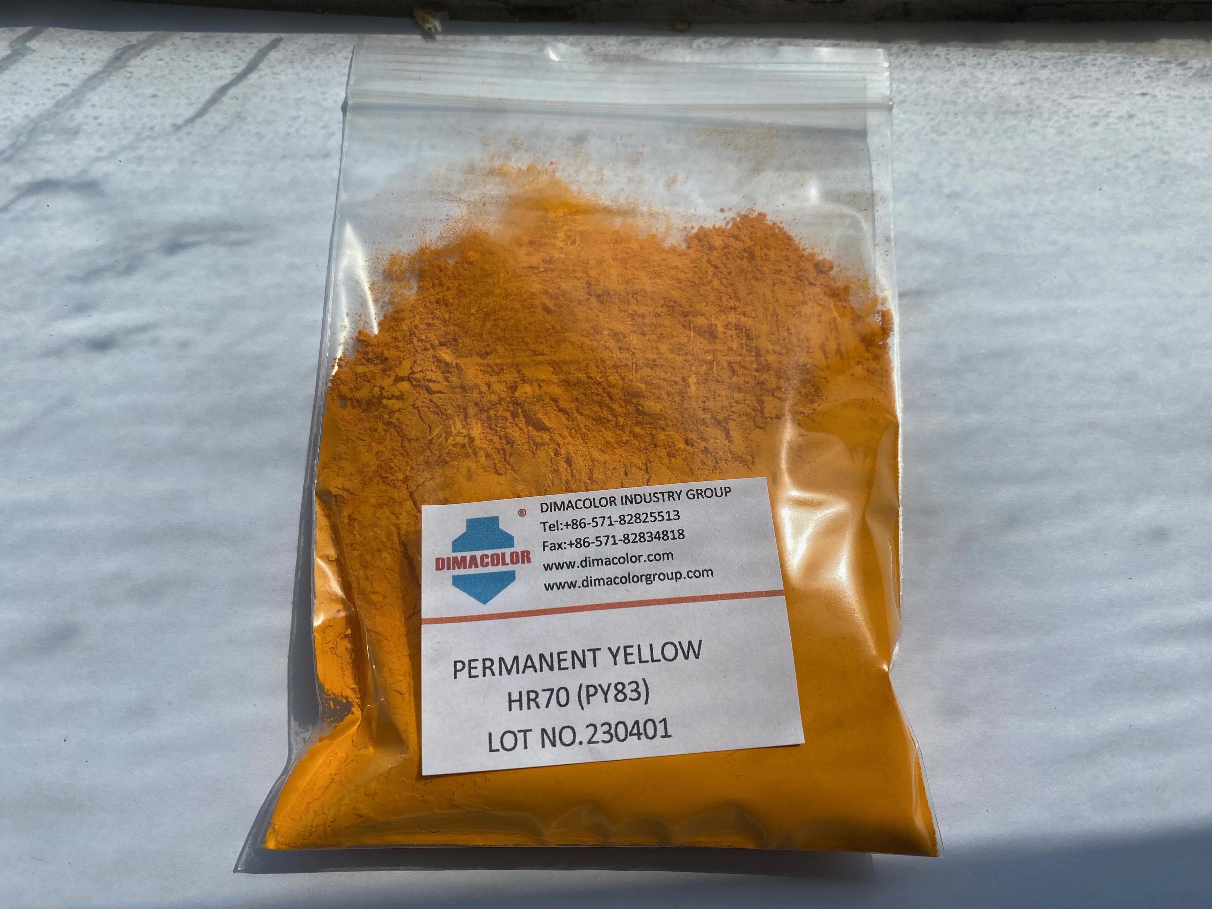 Comparing Permanent Yellow HR70 (PY83) with Clariant NOVOPERM Yellow HR70