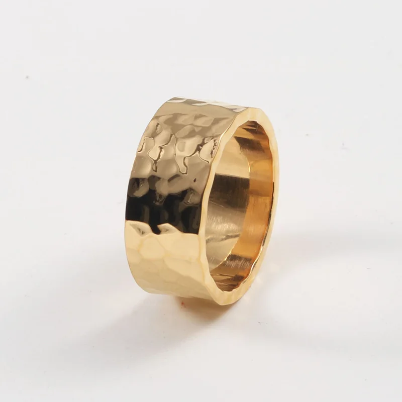 Nontarnish Rings - Minimalist 18K Gold Plated Stainless Steel