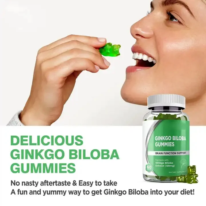 Biocaro Ginkgo Biloba Gummies - Enhance Memory & Focus