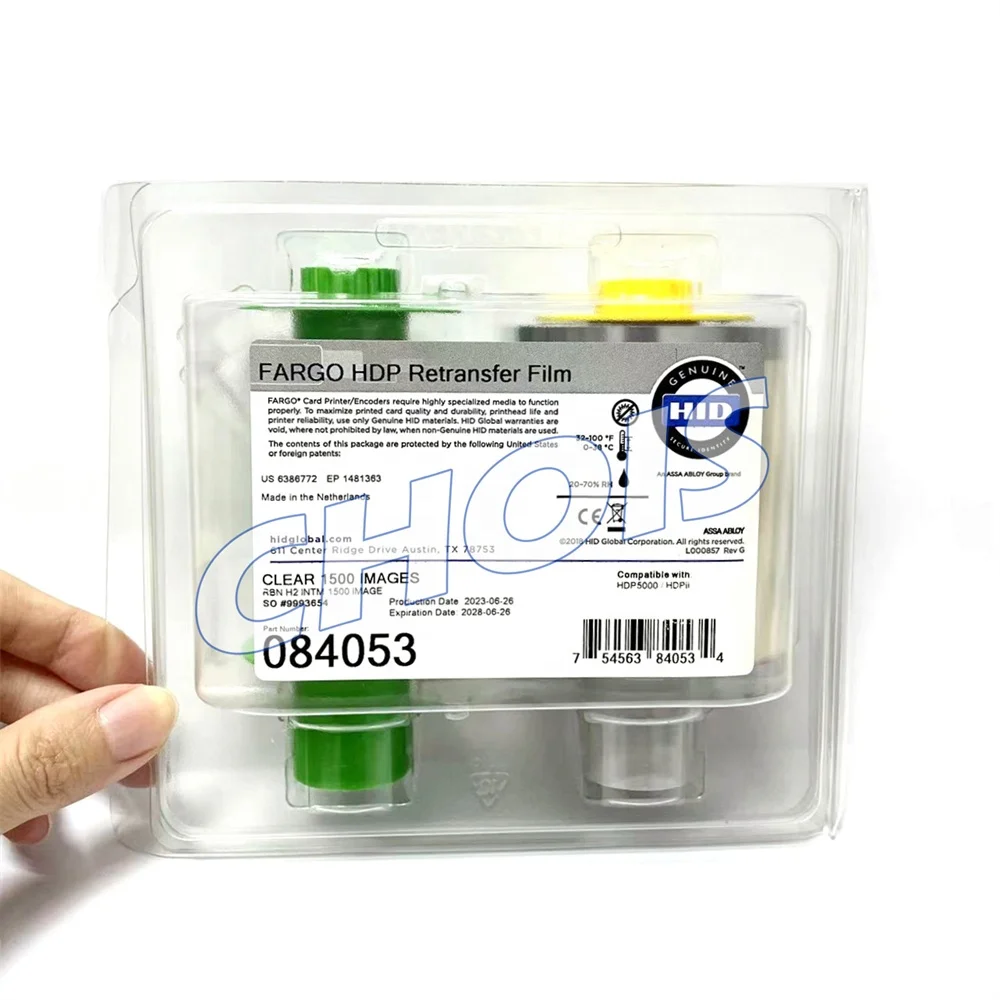 Original for Fargo HDP5000 Card Printer 1500 Prints Film 84053