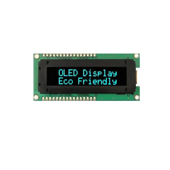 Blue Display Character 16*2 Oled Display 1/16 Duty 6800 Interface Small ...