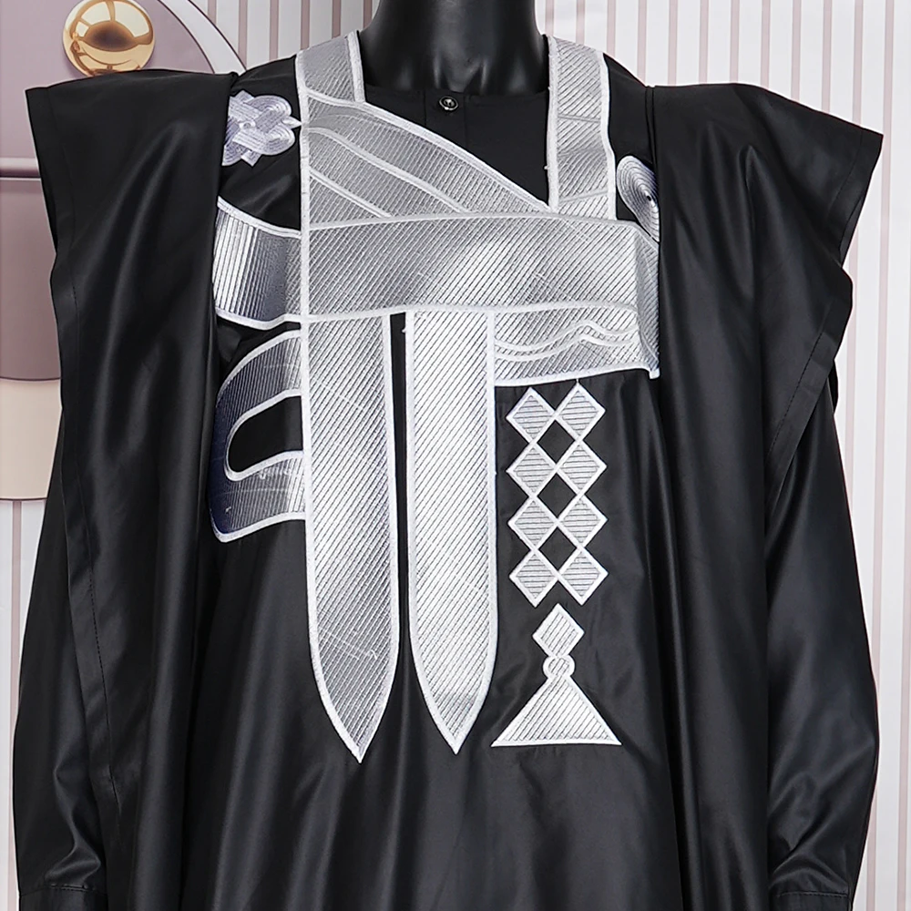 H & D Custom Traditional African Menswear Three-piece Robe Formal ...