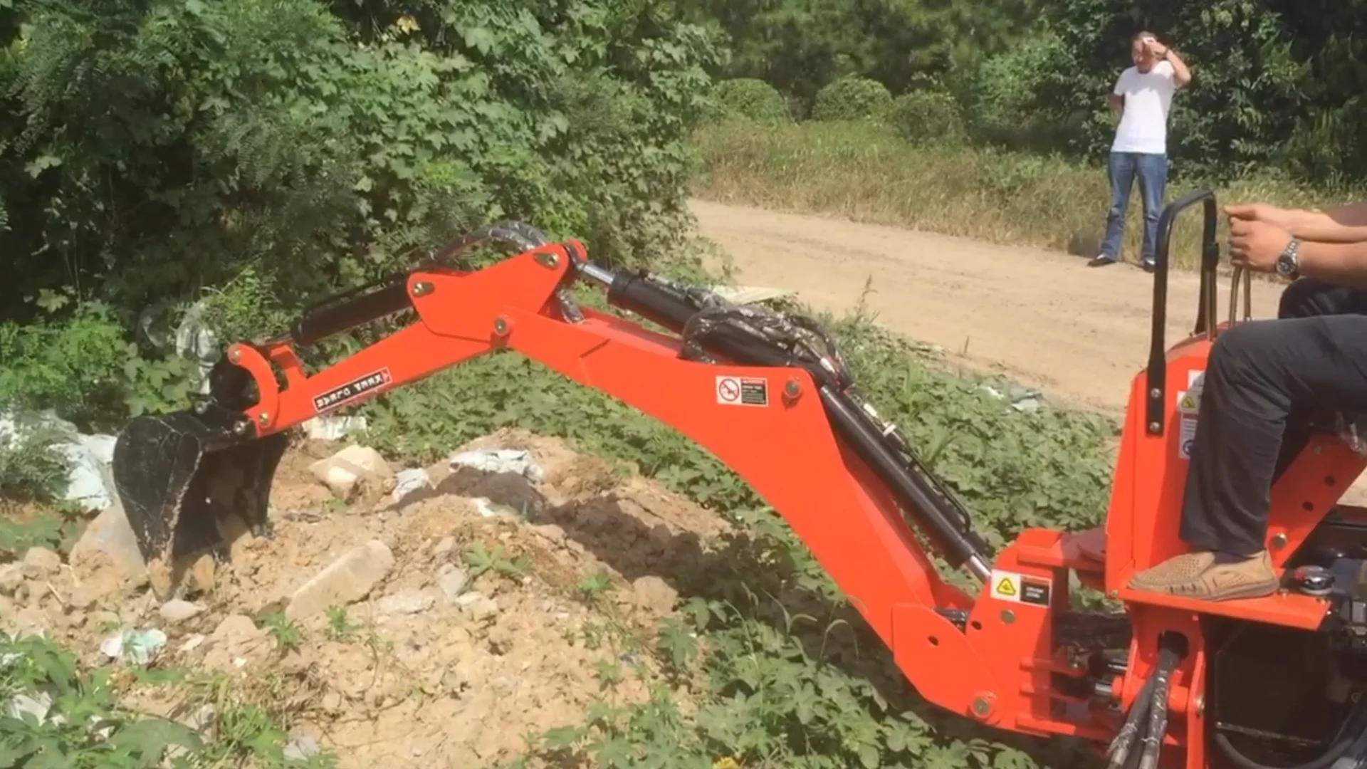 Top Quality Tractor Mounted Towable Backhoe Excavator For Sale - Buy ...