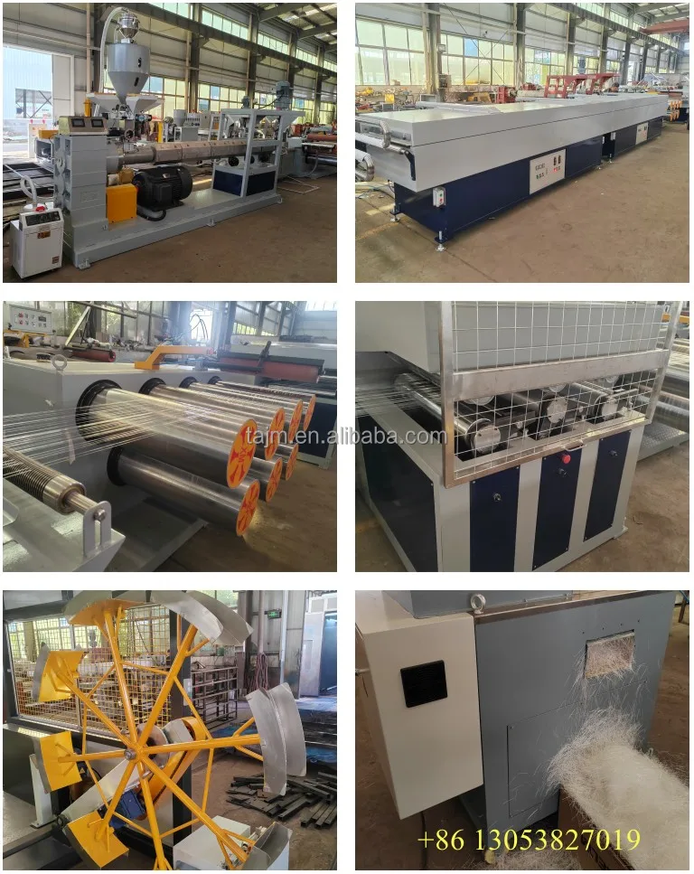 Polymer Macro Synthetic Fibre Extruder Machine/ Production Lines ...