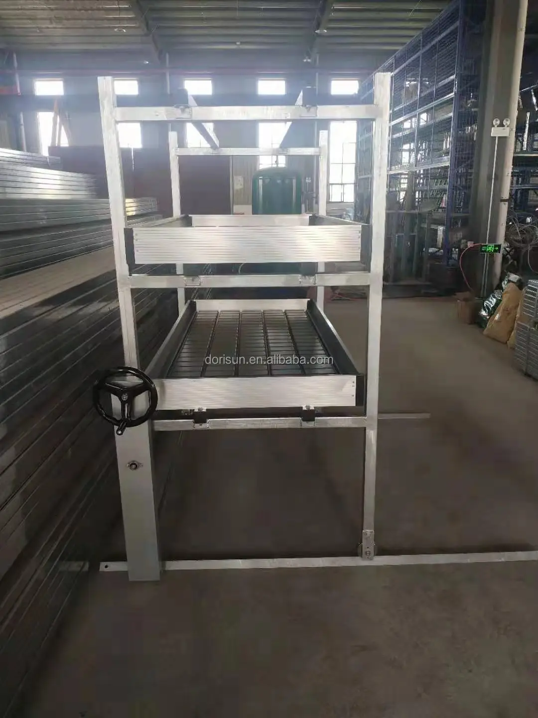 Hydroponic Greenhouse Flood And Drain Multi-layer Rolling Bench Ebb And ...