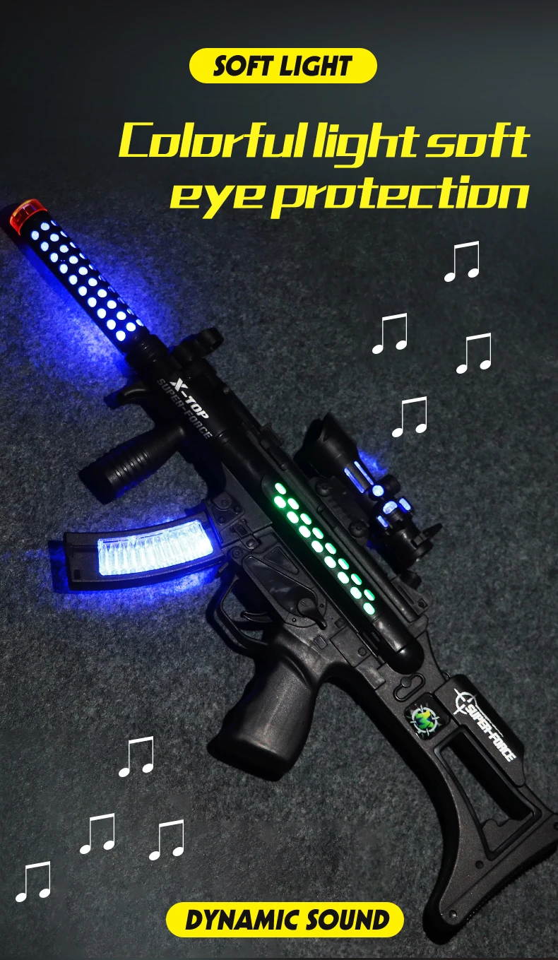 Toy Gun M4a1 Light Sound Effects Gun Can Not Be Fired Children Infrared ...