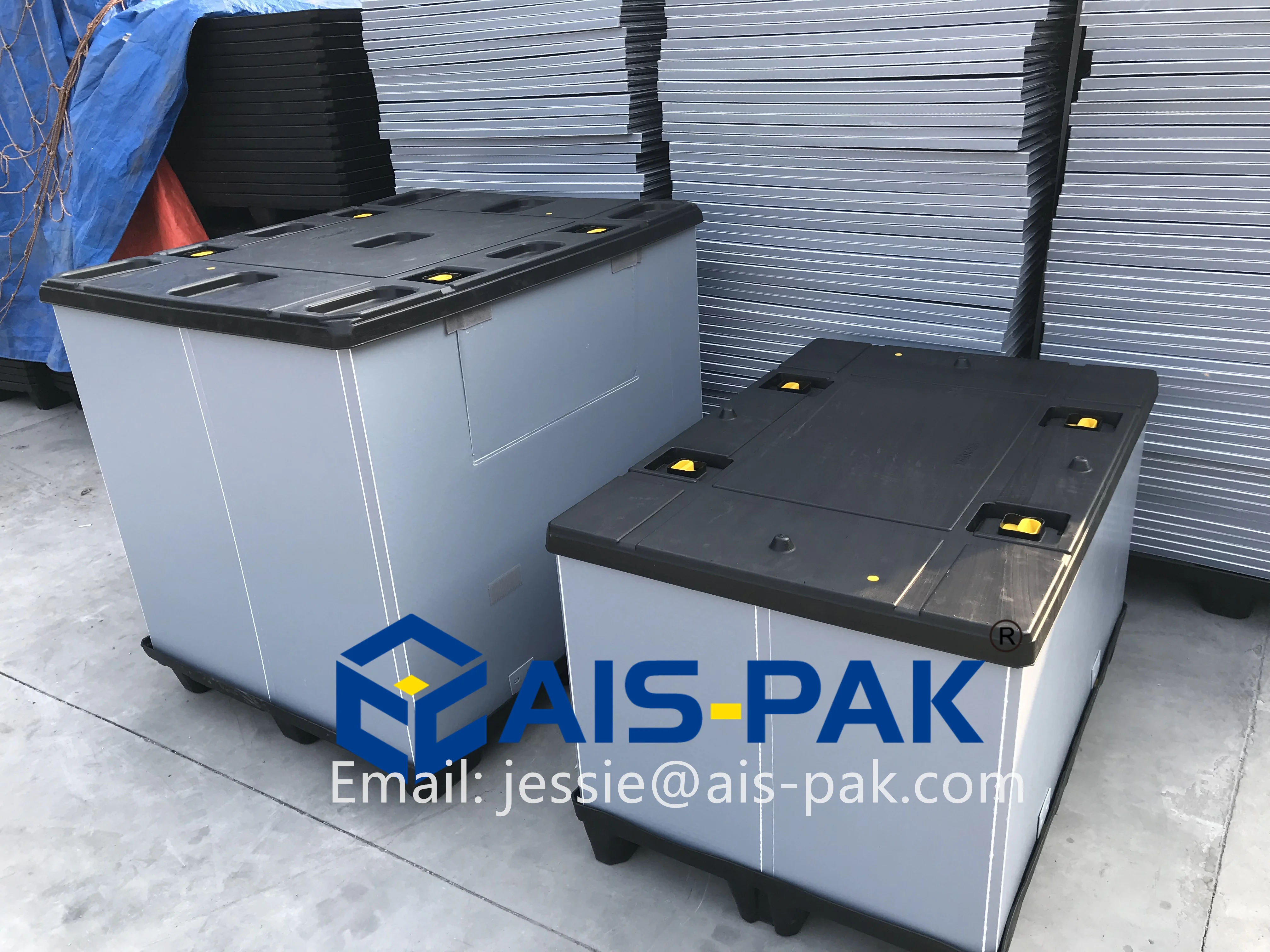 Ais-pak Heavy Duty Plastic Automotive Packaging Sleeves With Pallet & Lid - Buy Kpt Box Smart ...