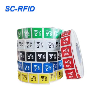 13.56mhz Programmable Iso14443a Hf Rfid Nfc Tag Rfid Label Sticker ...