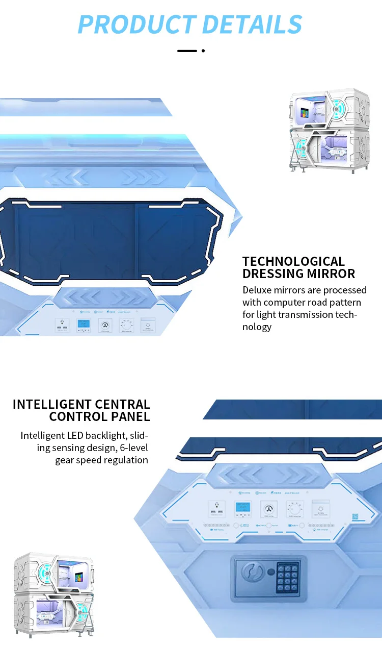 Hotel Furniture Capsule Sleeping Pod - Durable & Stylish