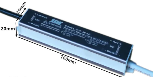 Ip67 Waterproof Power Supply 36w 60w 75w 200w Ac Dc Constant Voltage ...