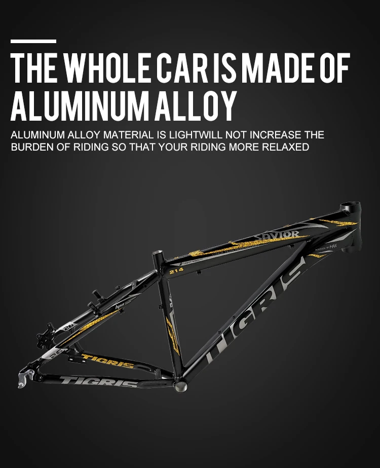 RALLEX Aluminum Alloy 7005 BMX MTB Frame - Superlight