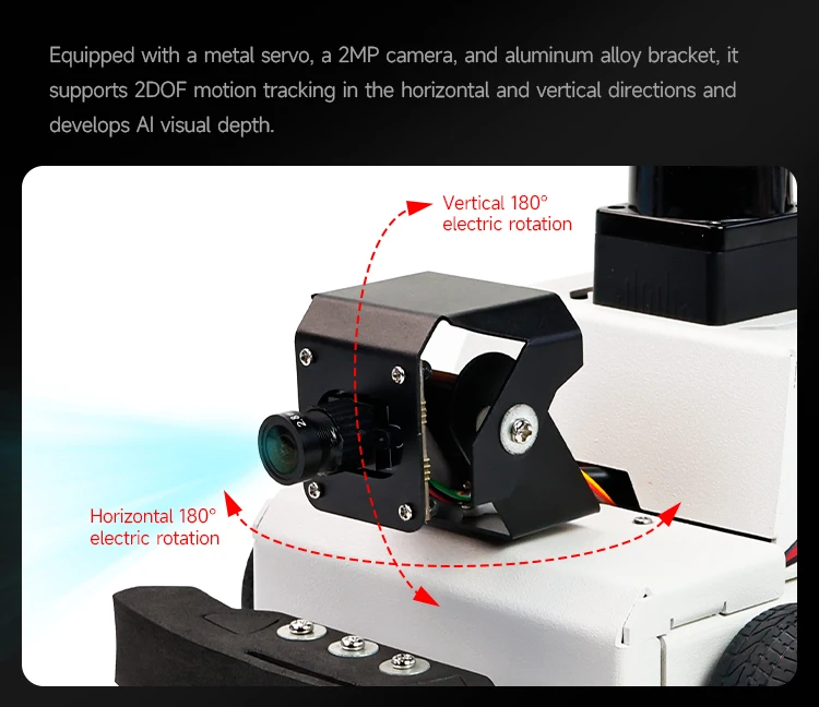 Microros Pi5 Ros2 Robot With Esp32 Micro Ros Robot Expansion Board 370 Encoder Motor Lidar