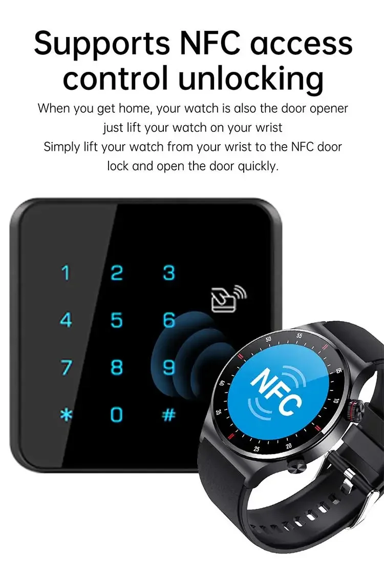 2023 New Sport Tracker Wearable Devices Qw33 Smart Watch Men Full Touch ...