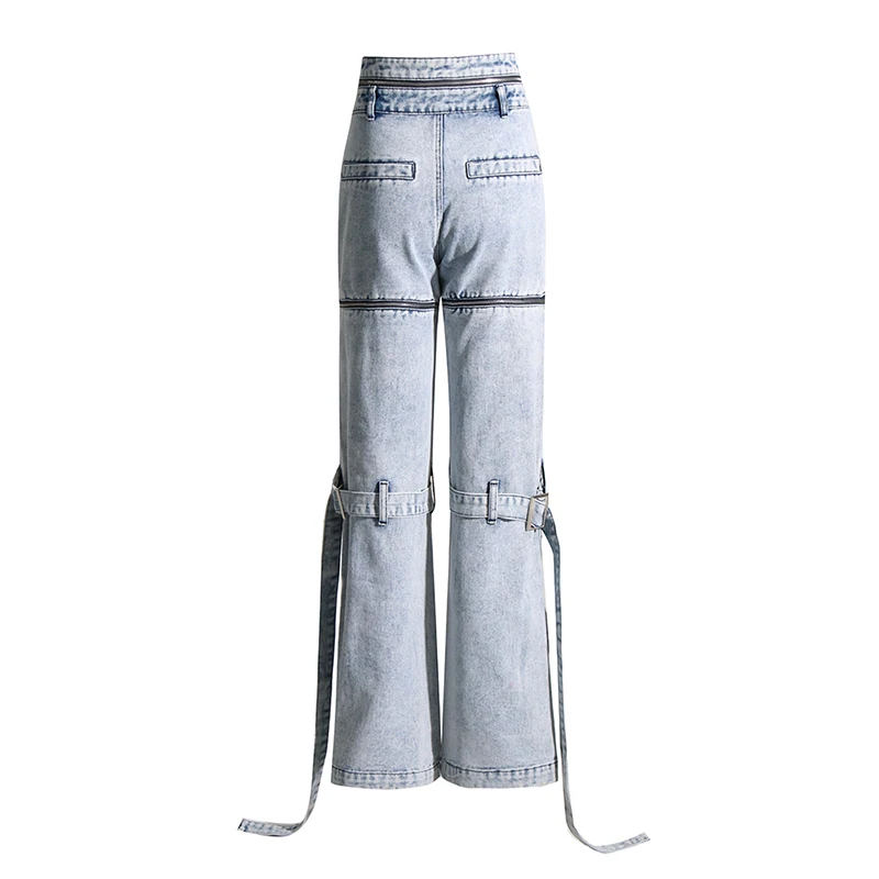 Cargo Zipper Pockets And Strap Straight Leg Two Ways To Wear Jeans ...