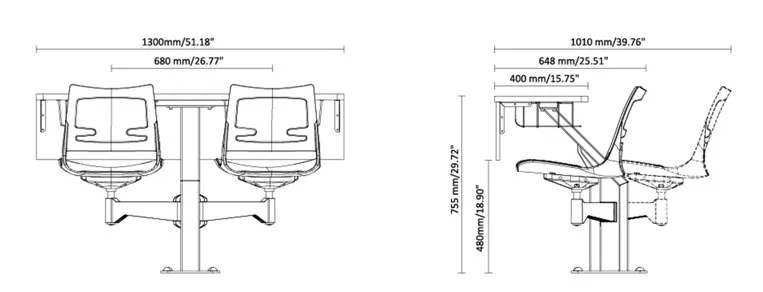 Leadcom LS-420 Seating - Modern, Collaborative School Furniture