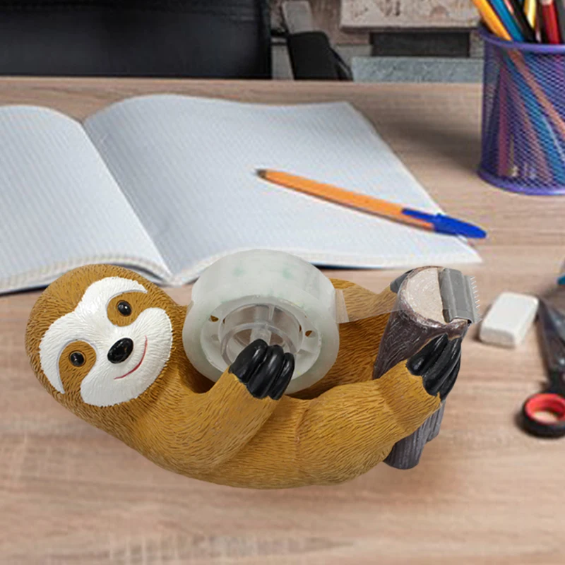Sloth Tape Dispenser Cute Water Animal Office Gummed Tape Dispenser ...