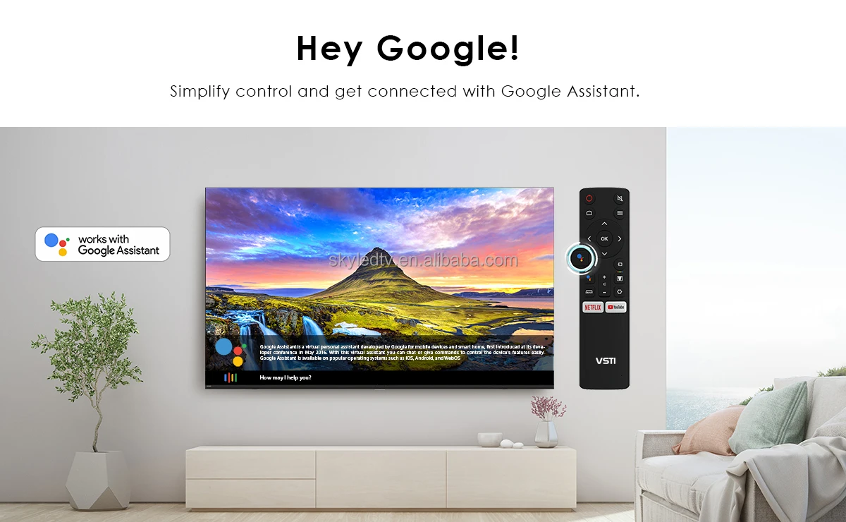 32 Inch Smart LED TV - High Definition, Frameless, and Versatile