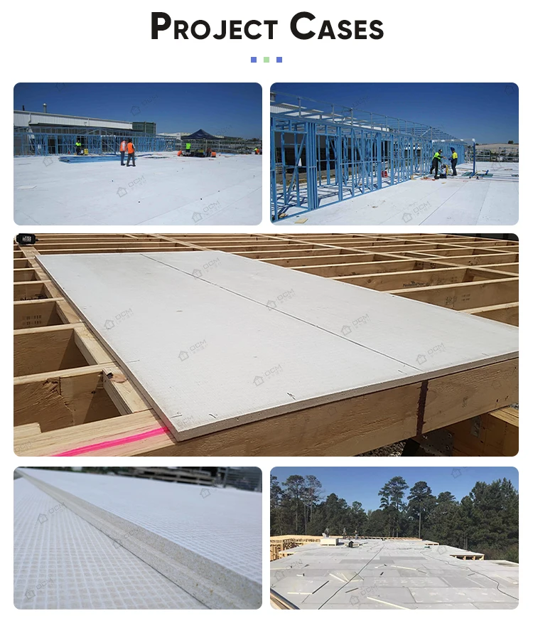 OCM Fireproof Non-asbestos Wall Insulation Subfloor Panels MGO Basement ...