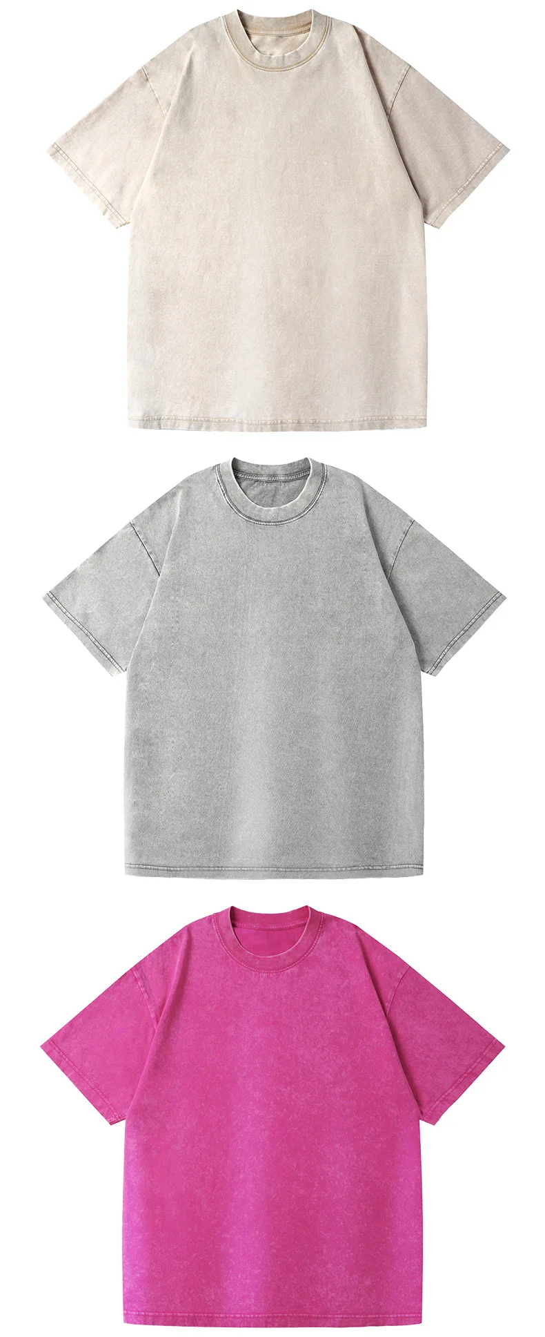 Shop Our Acid Wash Cotton Jersey Tshirts - Distressed & Trendy