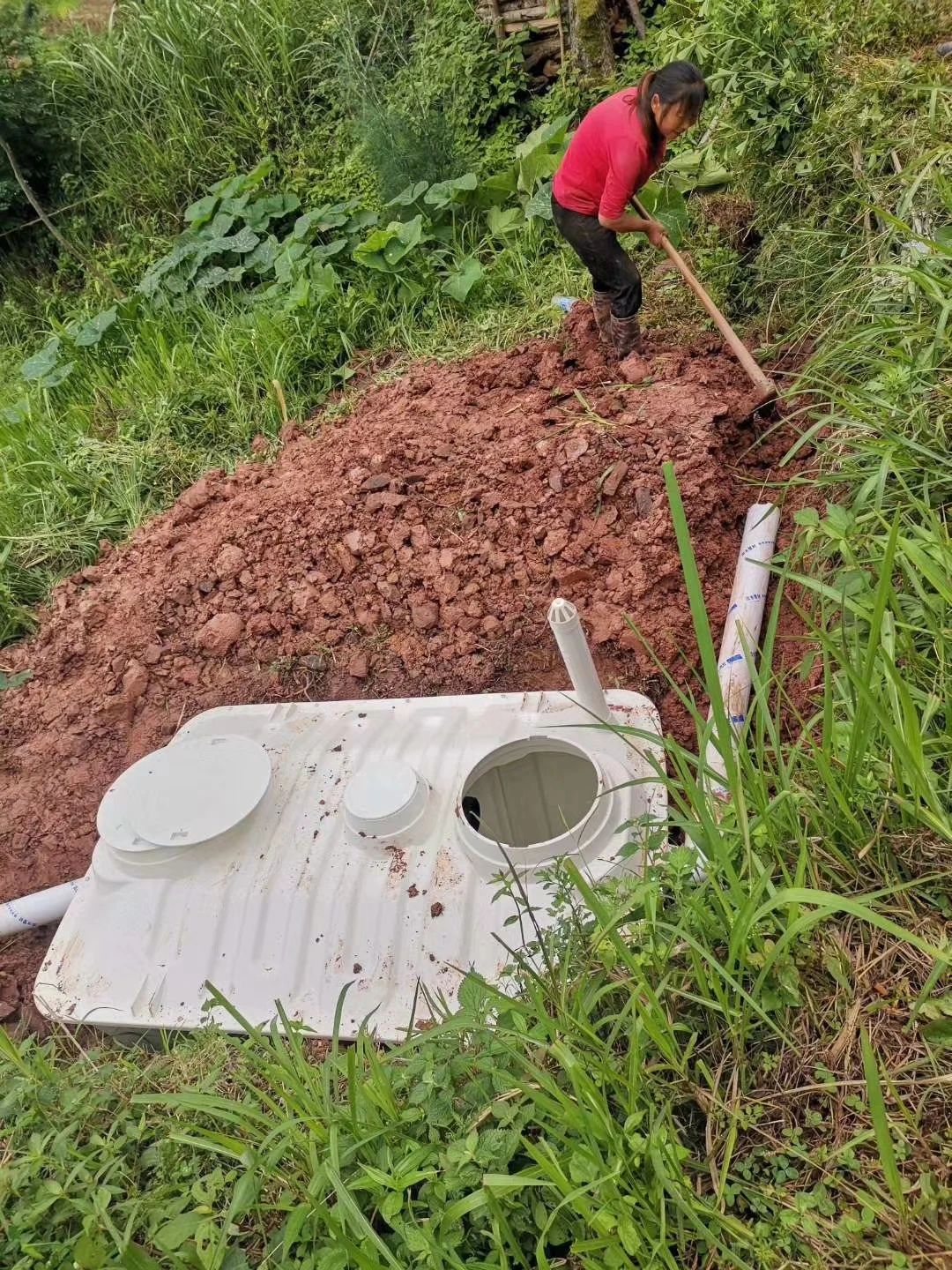 FRP Moulded Fiberglass Septic Tank for Sewage Treatment