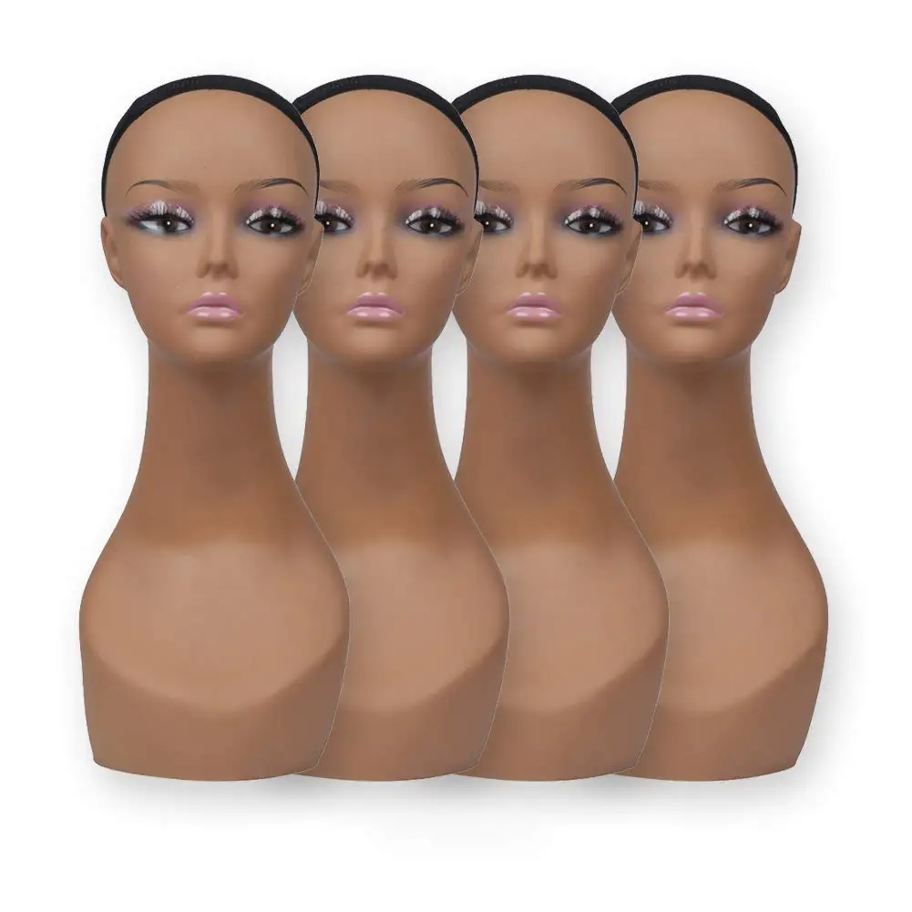 Makeup Face Realistic Female Mannequin Head Bust Mannequin Head With ...