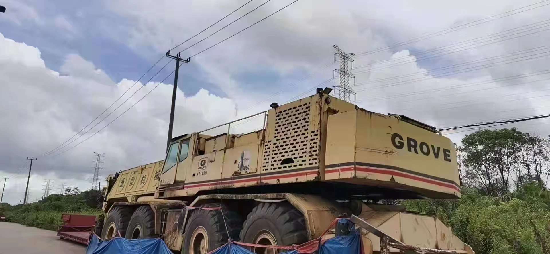 ベトナム 中古グローブrt990rt1650 At700 Ac120 Ac615 Ac435 Ac395全地形対応クレーン50t 80t 165t 100t 120t 200t 150t ...