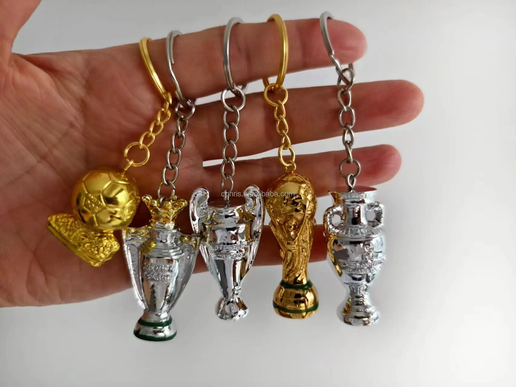 Small World Sports Trophy Cup Award Keychain - Eco-friendly Soccer ...