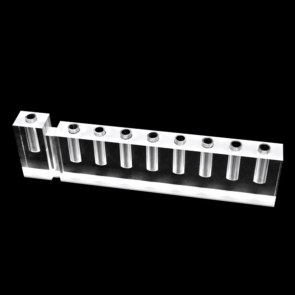 Acrylic Oil Menorah Block Jewish Shabbat Dinner Cup Centerpiece Lucite ...