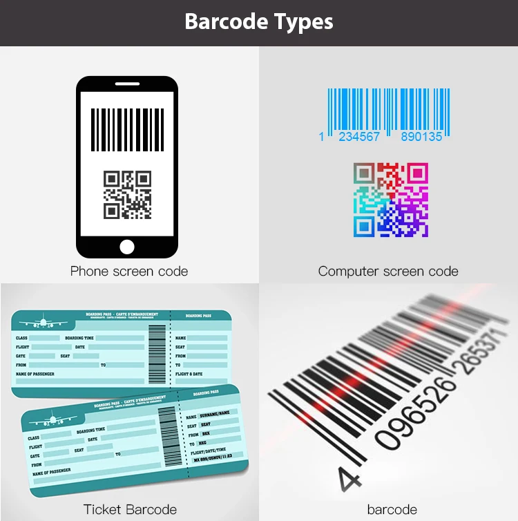 Handheld 2d Cmos Wired Barcode Scanner With Good Drop Resistance Band ...