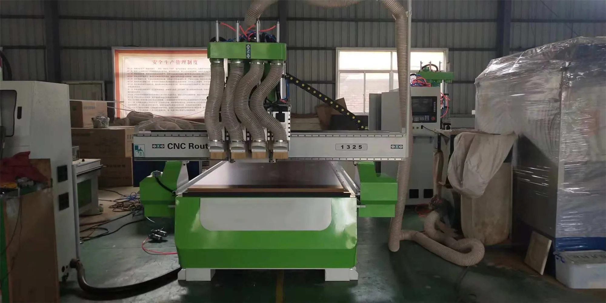 Multi Heads Four Spindle Woodworking Cnc Router Machine Kitchen Cabinet ...