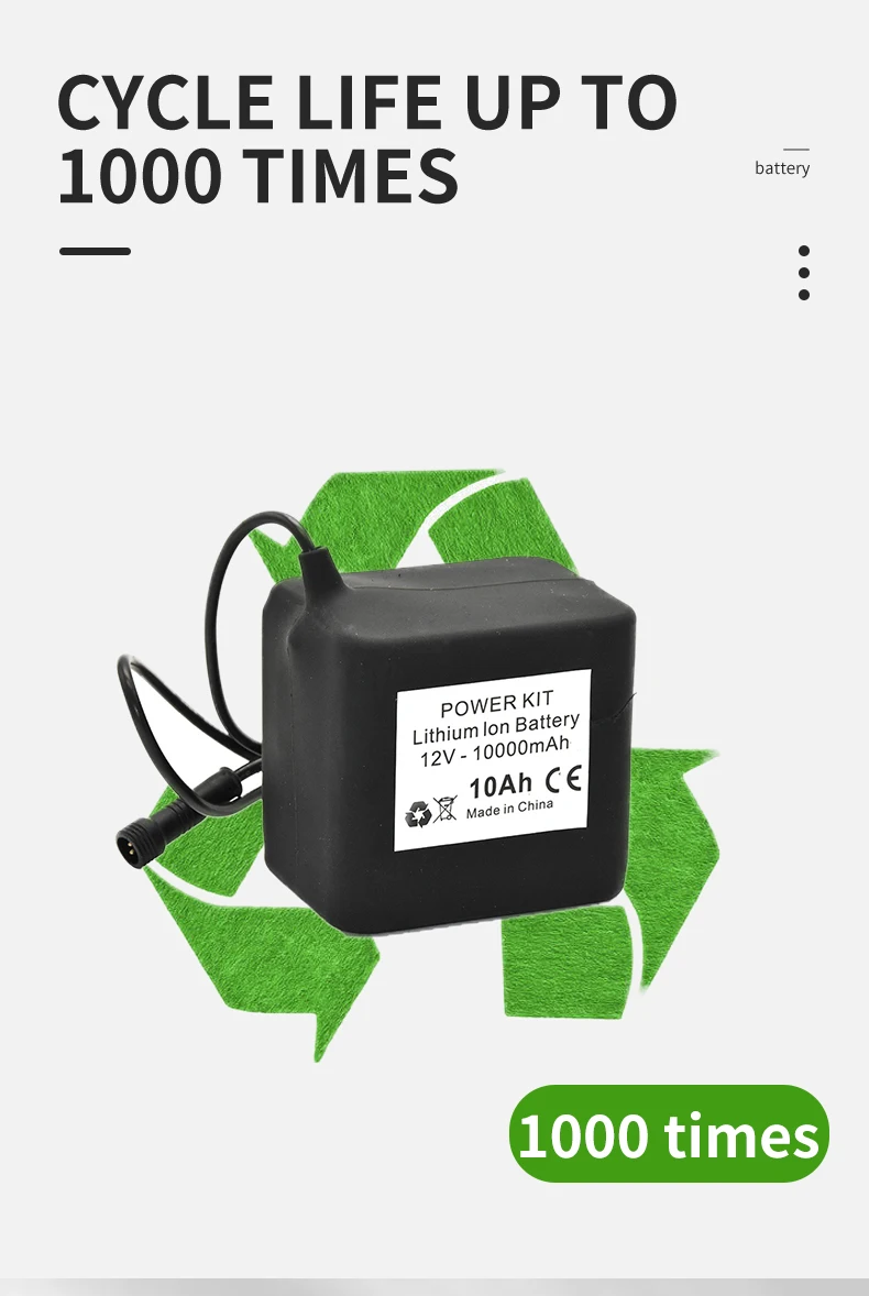 Wellgo Rechargeable 18650 Battery Pack 6x18650 8.4v 6ah 8ah 10ah Led ...