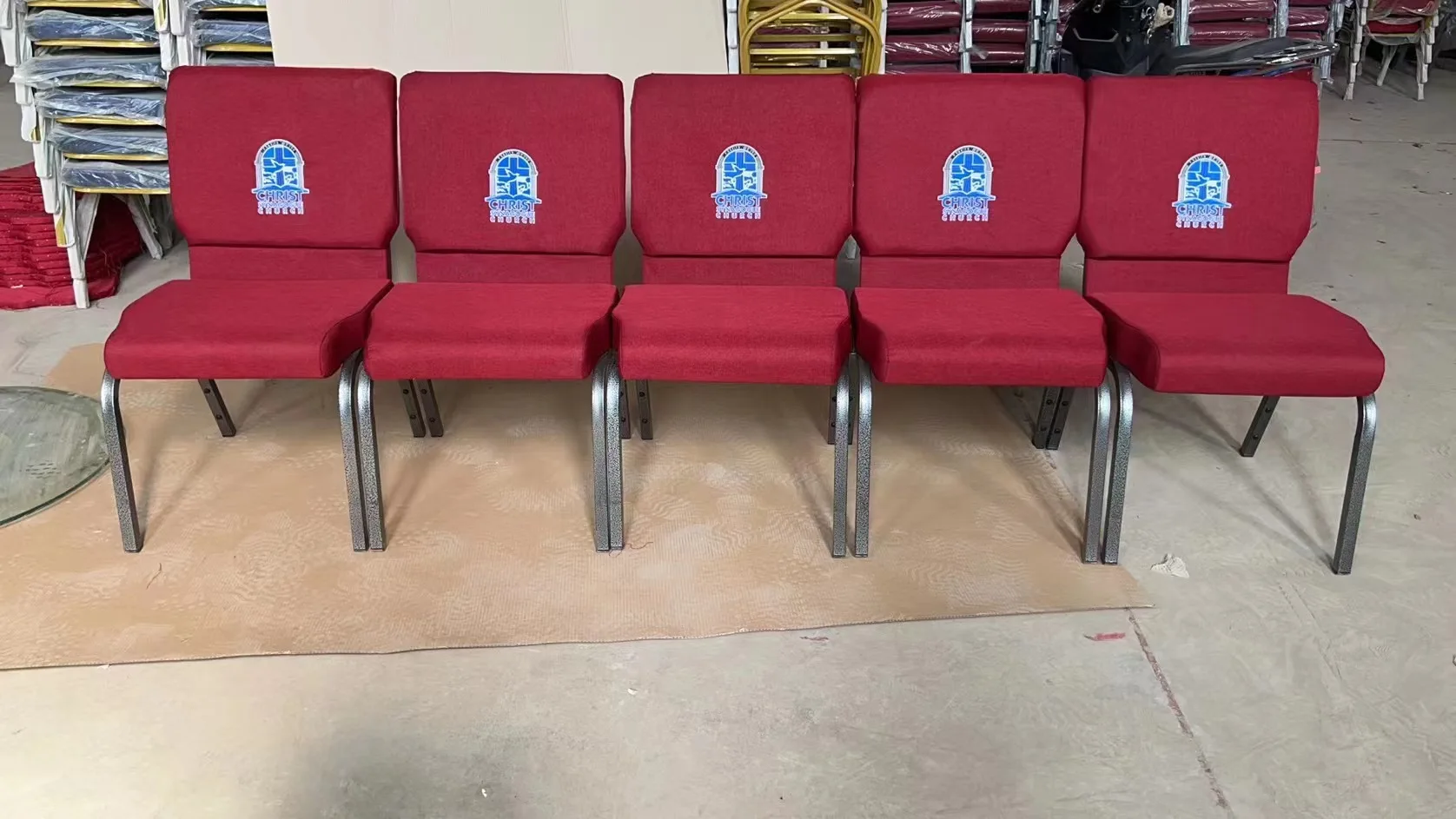 Standard Size Retractable Auditorium Seating Price Padded Church Chairs ...