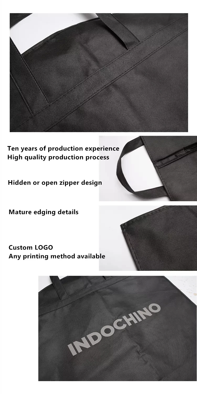 Custom Best Non Woven Polyester Garment Bags - Durable & Reusable