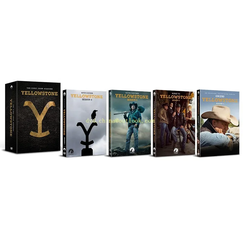 Yellowstone Season 1-4 The First Four Seasons 17dvd Dvd Boxed Sets ...
