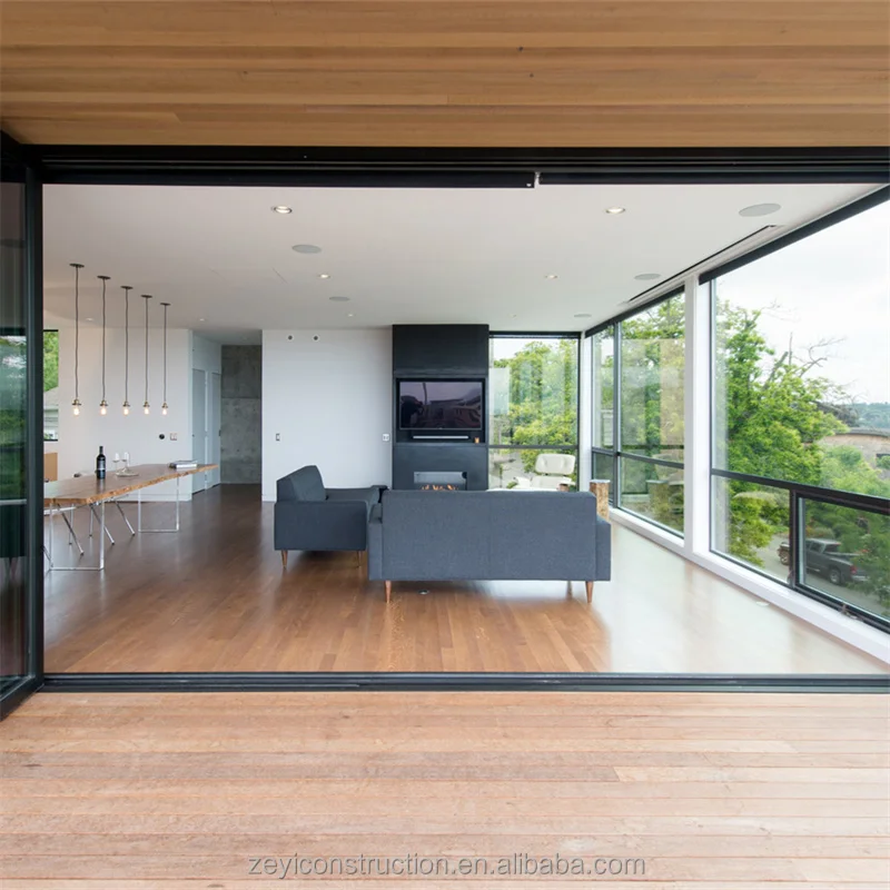 Modern Bi-Fold Doors Energy Inward Open Thermal Break Profile Folding ...