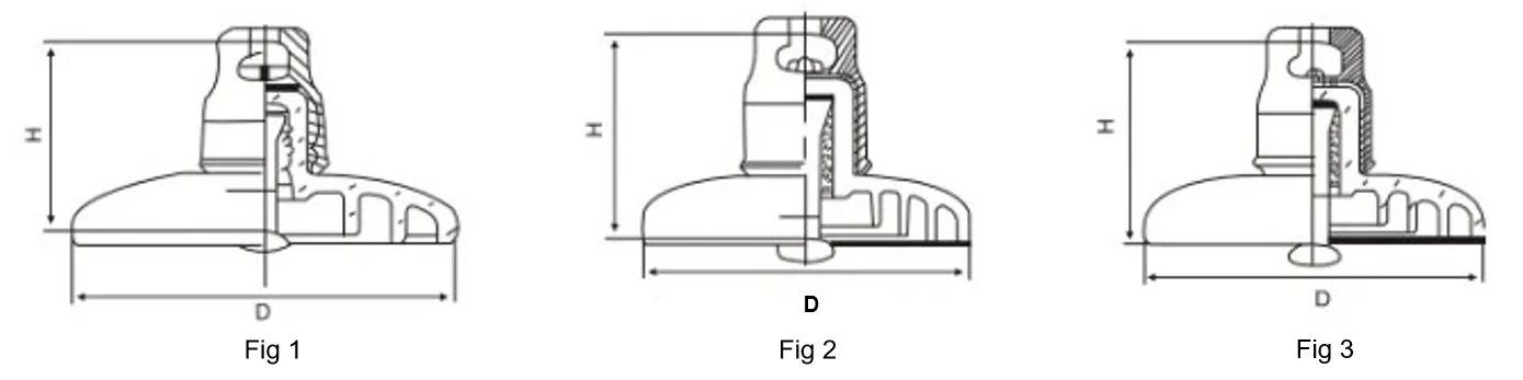 120kn Glass Disc Insulator U70 for High Voltage Lines