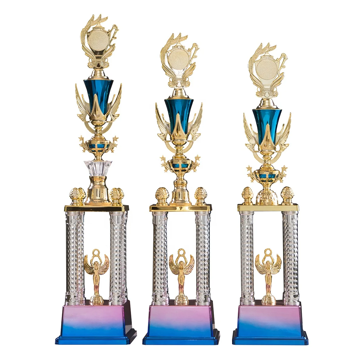 Custom Hot Selling Gold Base Plastic Trophy Cup For Basketball Match ...